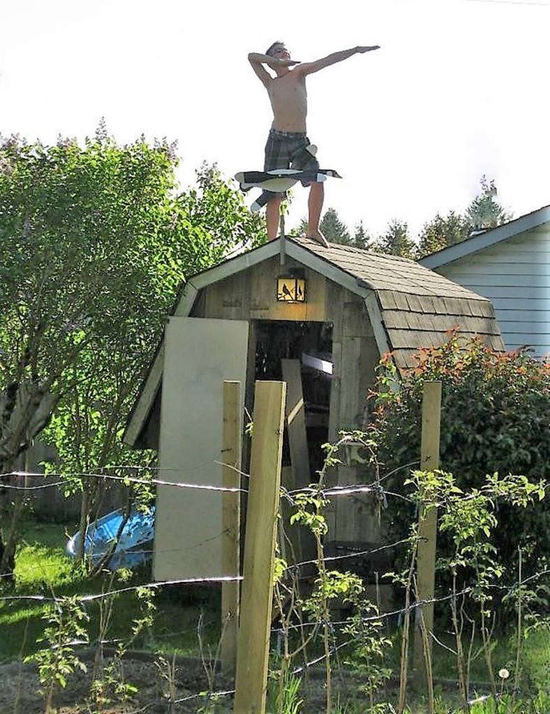 SHARE: Never know what you’ll find perched on your roof | Aldergrove Star