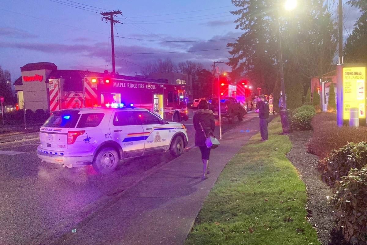 Elderly woman killed in collision on Lougheed Highway in Maple Ridge ...